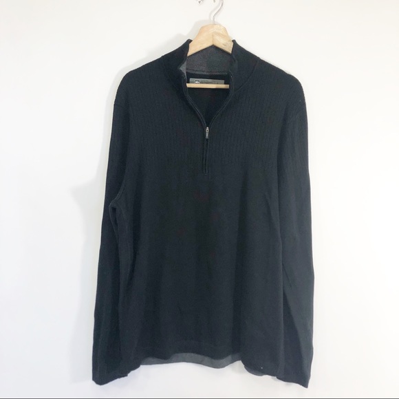 REI | Sweaters | Rei Outdoor 4 Zip Mens Sweater Large Black | Poshmark